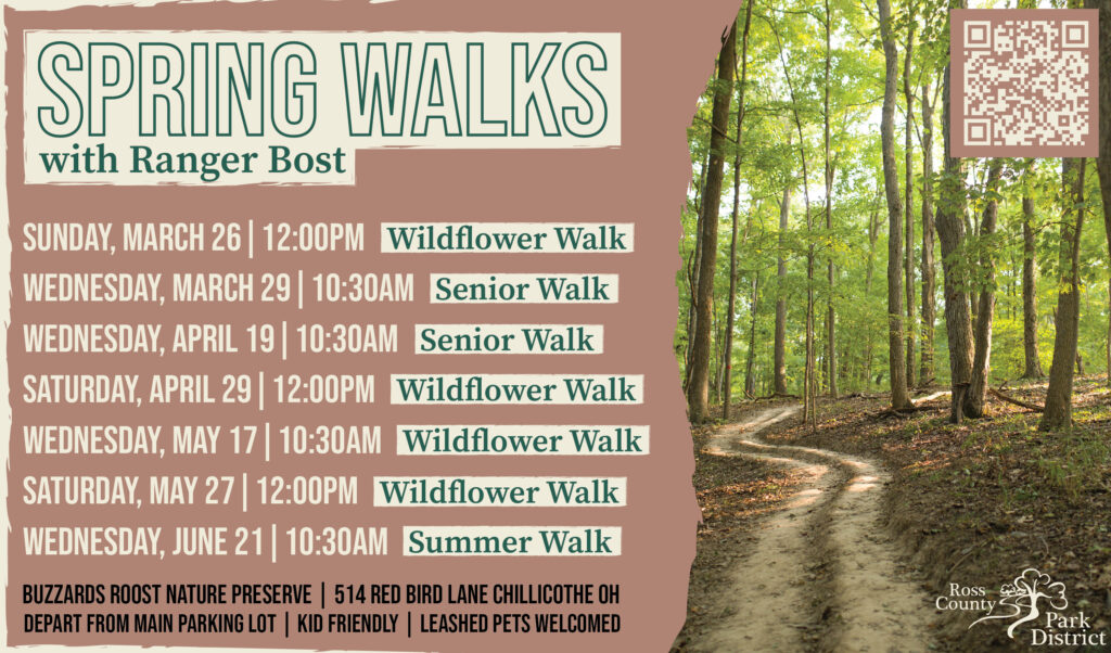 SPRING WALKING SERIES - Ross County Parks District | Parks | Ross ...